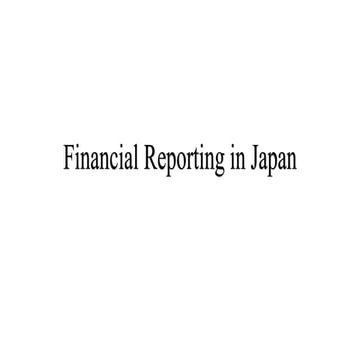 Japan Accounting Standards | PPTX