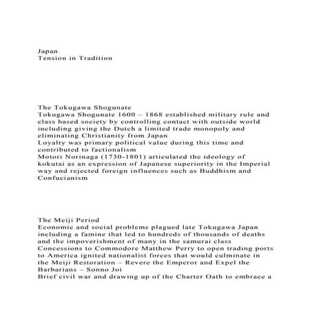 CAMBRIDGE AS HISTORY: JAPAN MILITARISM | PPTX