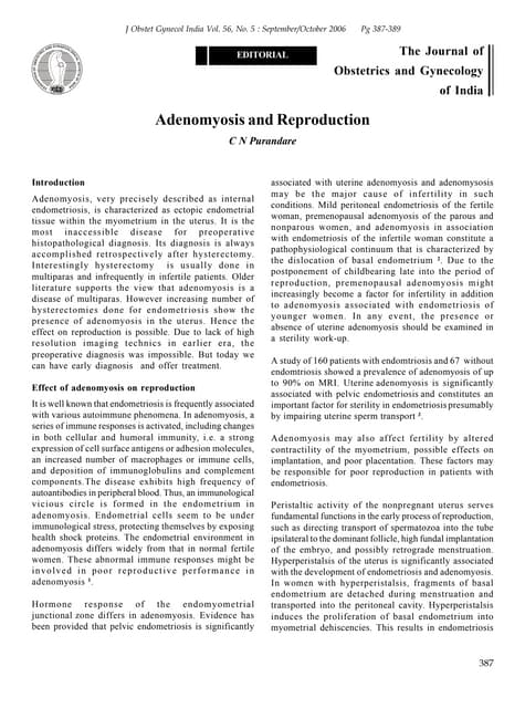 Endometriosis- Easy explanation with Management... | PDF