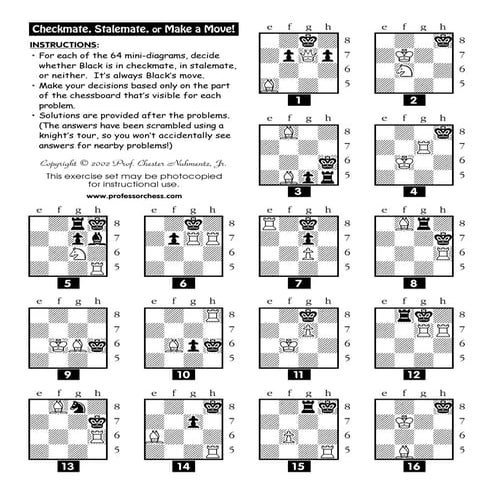 Jaque mate en diagramas | PDF
