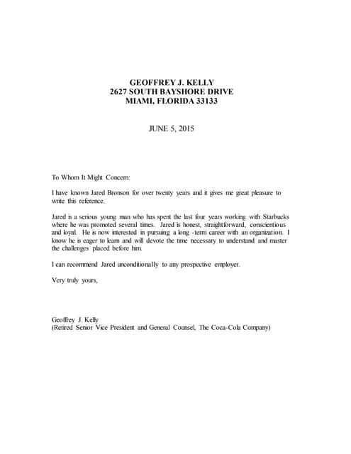 Letter of Recommendation(Brazil) | PDF