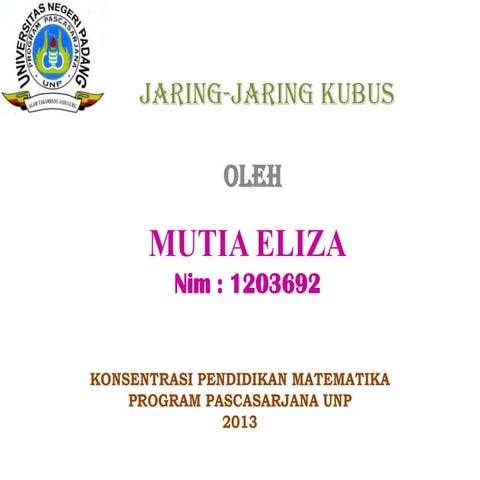 Jaring jaring kubus | PPT