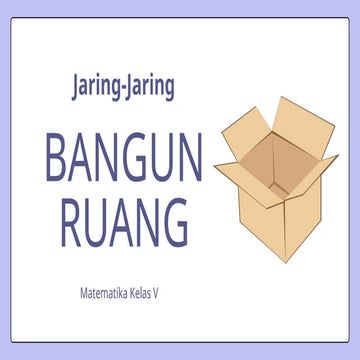 Jaring2 Bangun Ruang Kelas V : Kubus.pptx