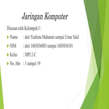 Jaringan komputer aplikom | PPT