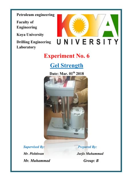 Mud balance test (drilling fluid lab test) | PDF