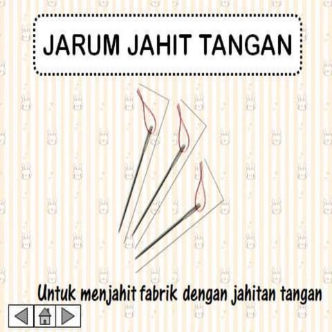 Jarum jahit tangan | PPT