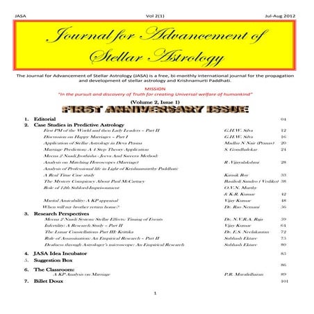 Jasa 1st anniversary issue 2012 | PDF