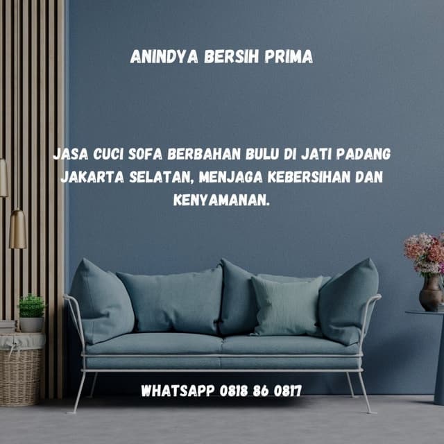 Jasa Cuci Sofa Berbahan Bulu di daerah Jati Padang Jakarta Selatan | PDF