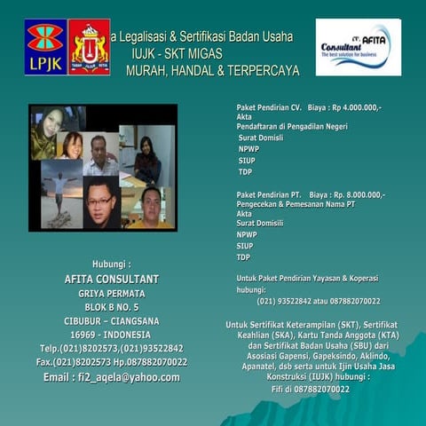 IUJK,SIUJK,SBU,GAPENSI,SKT MIGAS | PPT