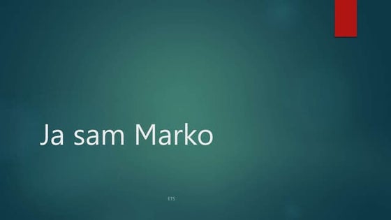 Ja sam Marko.pptx