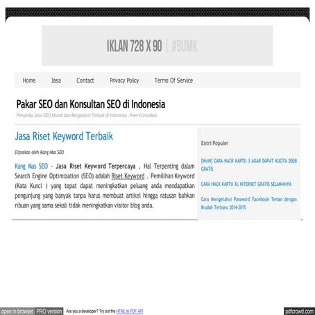 Jasa riset keyword | PDF