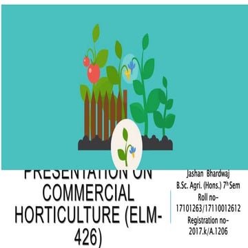 commercial horticulture | PPTX