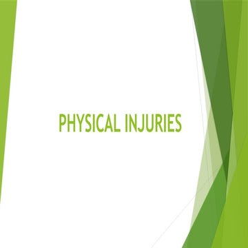 5 types of physical injuries. pathfit pptx | PPTX