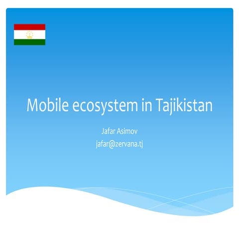 Jasimov mobile ecosystem_tajikistan | PDF