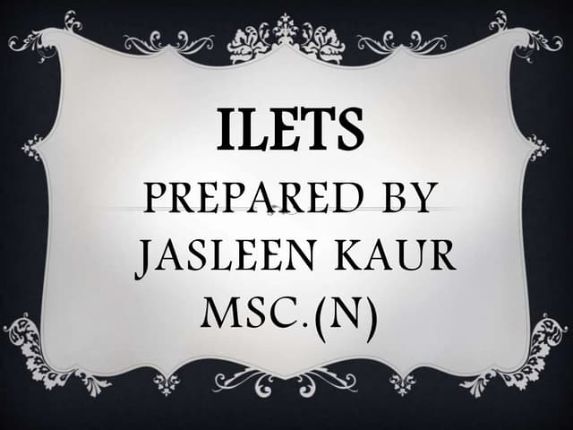 Introduction to ielts | PPTX