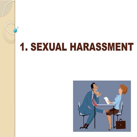 RA 7787 - "ANTI SEXUAL HARASSMENT ACT OF 1995" | PPTX