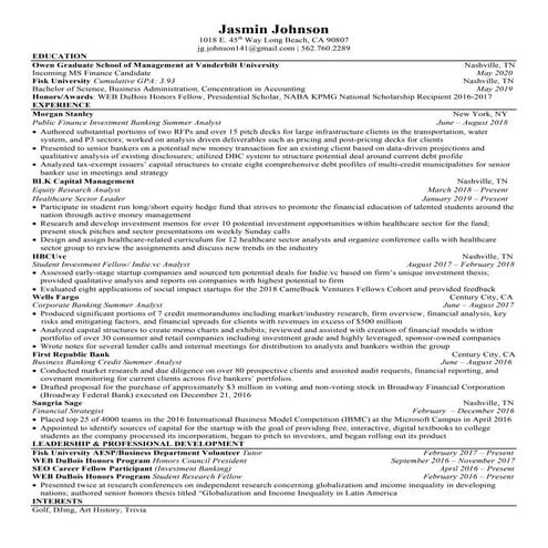 Jasmin Johnson's Resume | PDF