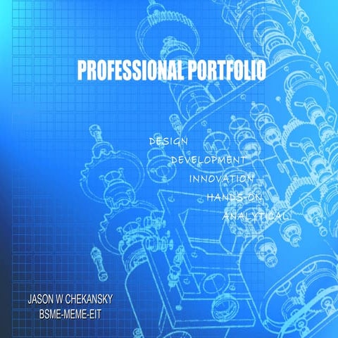 Jason Chekansky Professional Portfolio | PPT