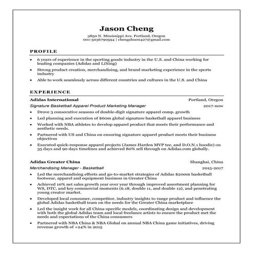 Jason Cheng CV | PDF