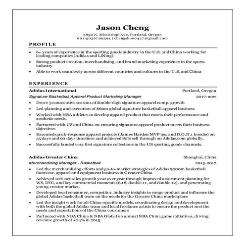Jason Cheng CV | PDF