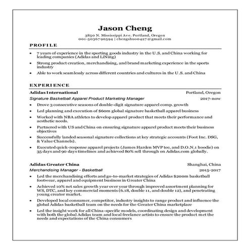 Jason Cheng CV | PDF