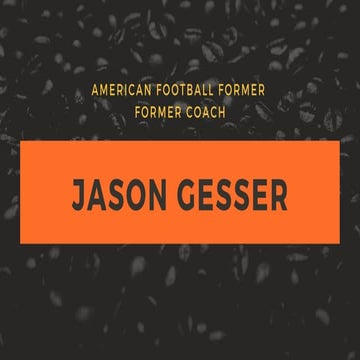 Jason Gesser - Athletic Director | PPT