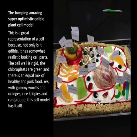 Jasons edible cellmodel | PPTX