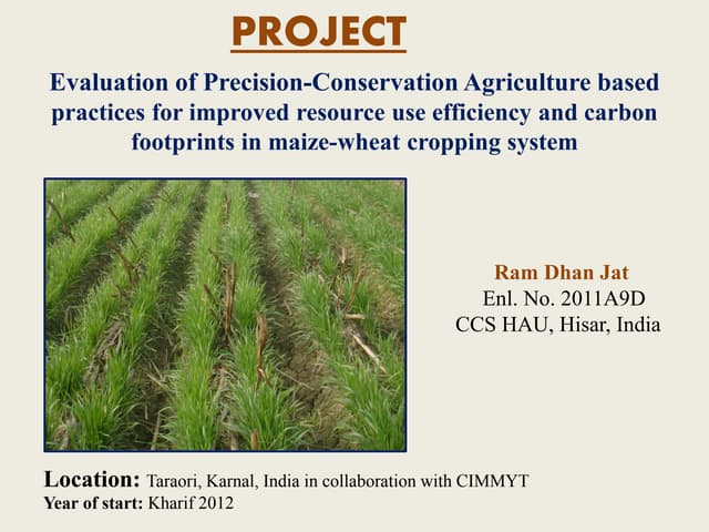 Brijesh Kumar CLIFF Workshop | PDF | Agriculture | Industries