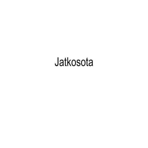 Jatkosota | PPT
