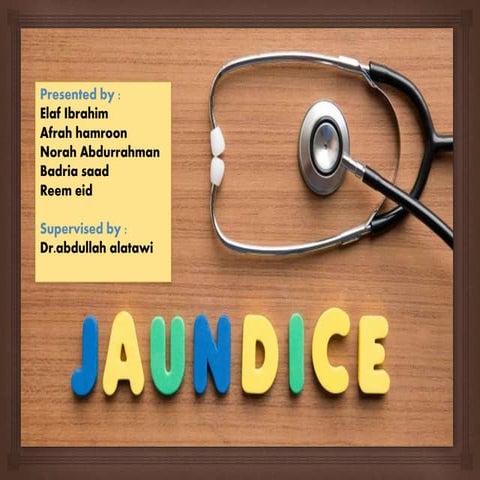 jaundice-(three types)- pre hepatic, hepatic , post hepatic | PDF