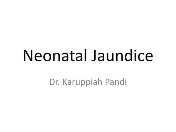 case presentation on neonatal jaundice | PDF