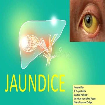 PATHOPHYSIOLOGY OF JAUNDICE AND ITS TYPES.pptx