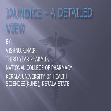 jaundice ppt | PPTX