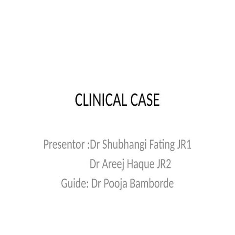 Jaundice all clinical case discussion ppt | PPTX