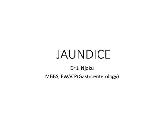Physiology of Jaundice for Medical Students .pptx
