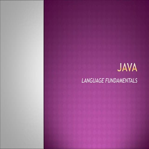Java | PPT