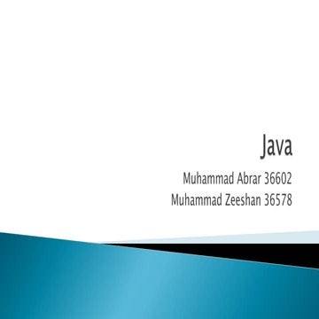 Java Ppt 