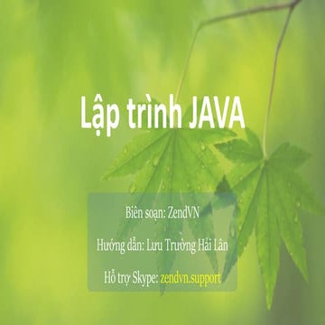 Tài liệu Lập trình Java Core | PDF