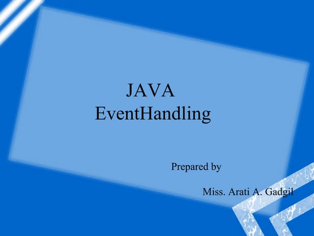 Java Awt Ppt