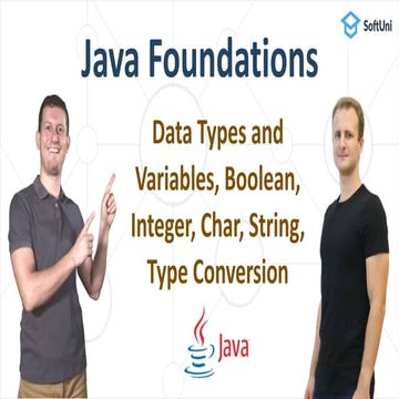 Java Foundations Data Types And Type Conversion Ppt
