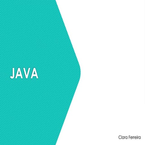 Java Introdução à Aprendizagem Da Linguagem Pptx