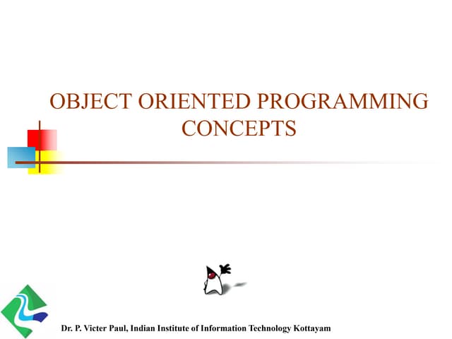Java Object Oriented Programming Concepts Ppt