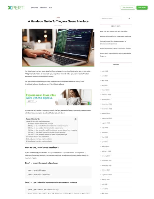 A Hands On Guide To The Java Queue Interface Pdf