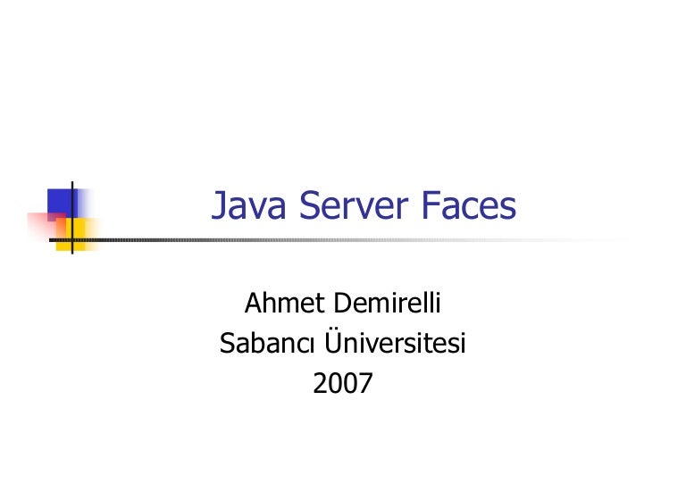 Java Server Faces 
