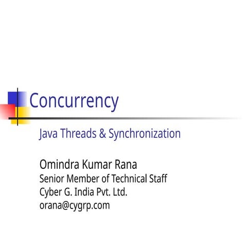 Programming Java Threads And Synchronizationppt 3848