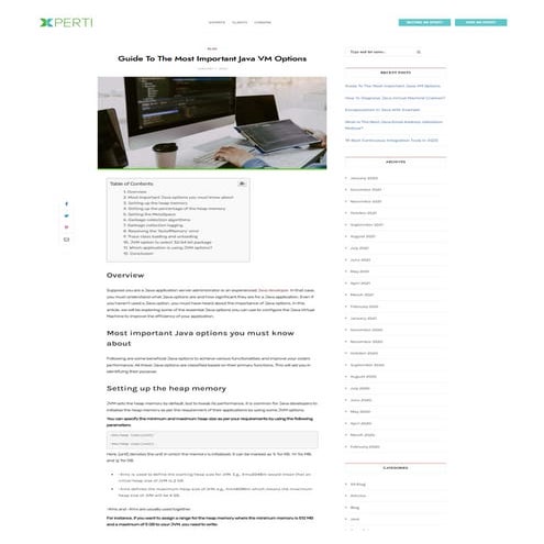 Guide To The Most Important Java VM Options | PDF