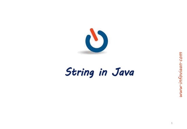 Java string handling Java string handling