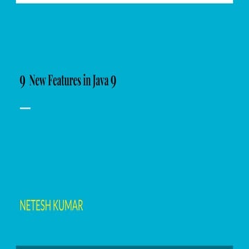 Java 9 Ppt