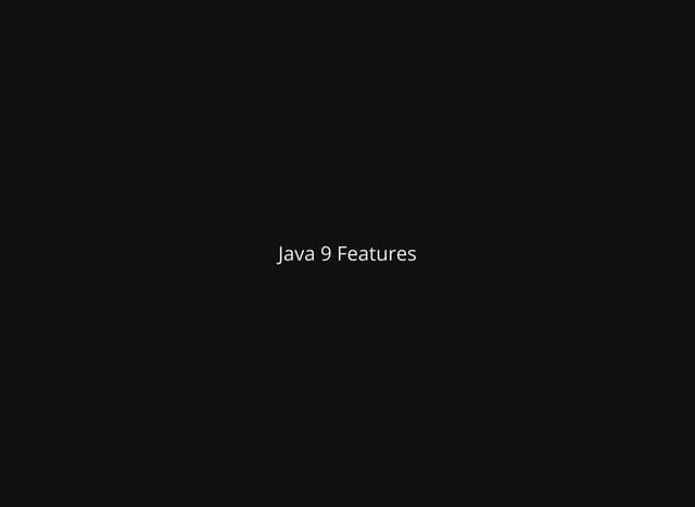 Java 9 And Project Jigsaw