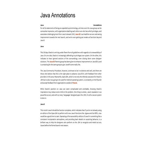 Javaannotation Ppt Programming Languages Computing